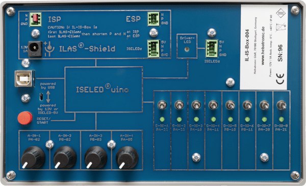 Arduino-compatible LED light control for ISELED® & ILaS®