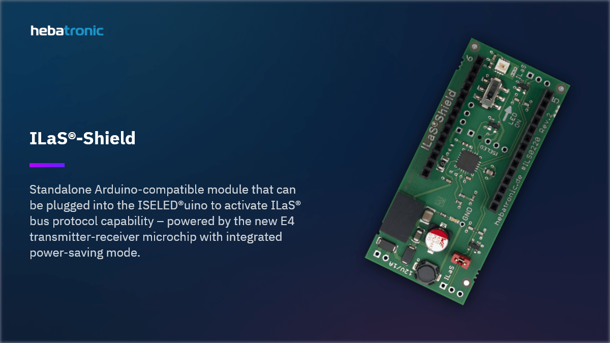 ILaS®-Shield – Arduino module for ILaS® bus protocol